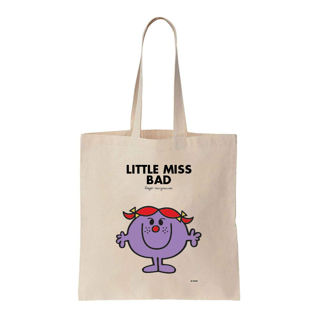 Personalised Little Miss Bad Long Handled Tote Bag