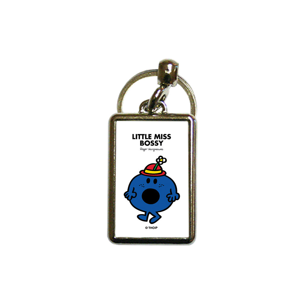 Little Miss Bossy Metal Keyring - Classic Design for Mr Men and
