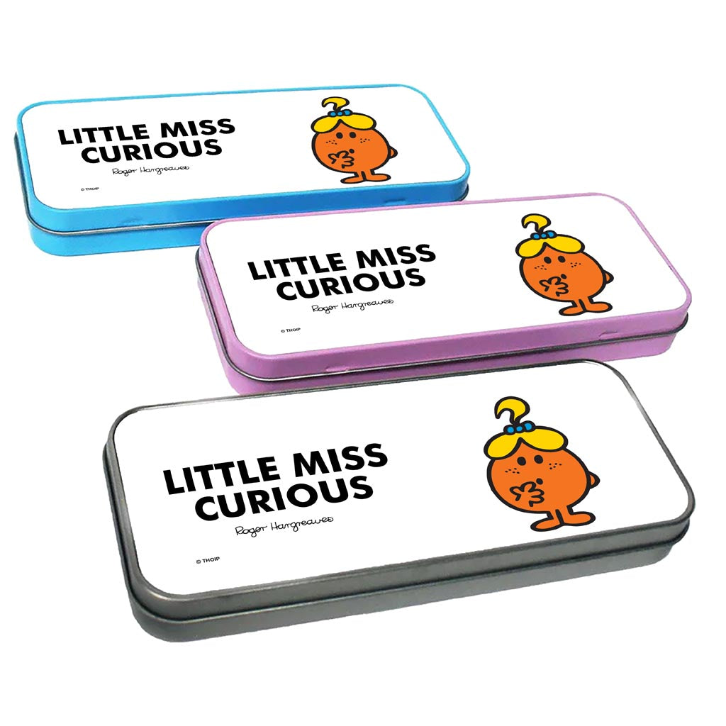 Little Miss Curious Pencil Case Tin - Perfect Birthday or Christ