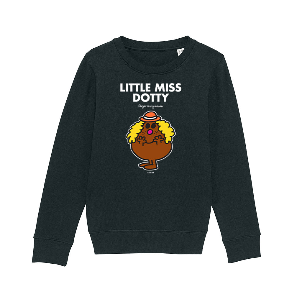 Little Miss Dotty Sweatshirt - Cute Gift for Girls