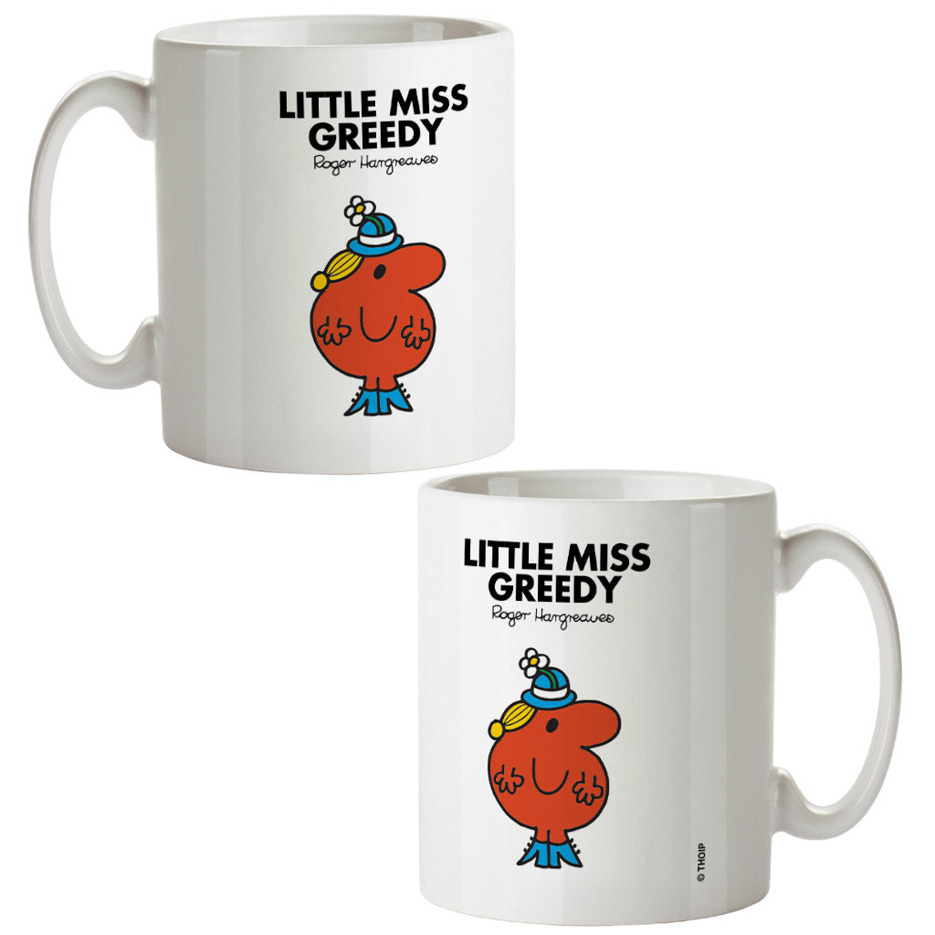 Little Miss Greedy Mug - Nostalgic Character Coffee Cup