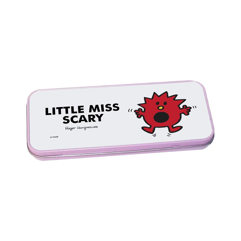 Little Miss Scary Pencil Case Tin - Licensed Merchandise for Col
