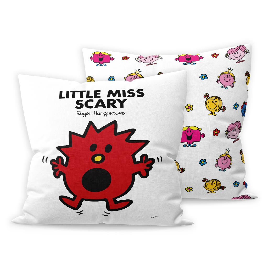 Personalised Little Miss Scary Micro Fibre Cushion