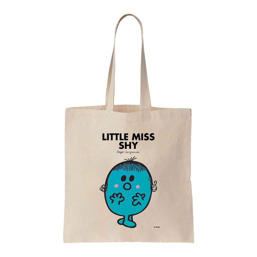 Personalised Little Miss Shy Long Handled Tote Bag