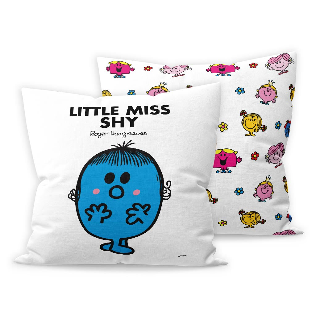 Little Miss Shy Micro Fibre Cushion - Cheerful Gift for Friends