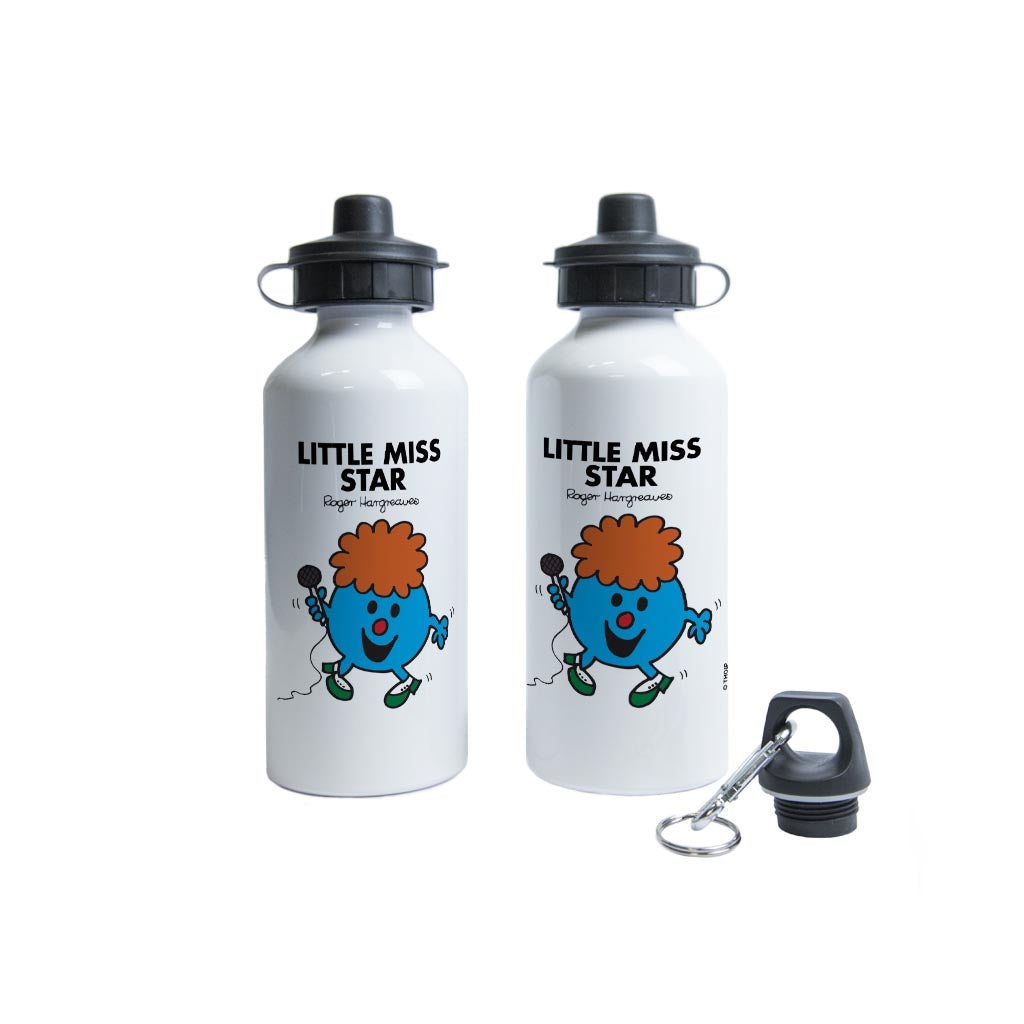 Personalised Little Miss Star Water Bottle