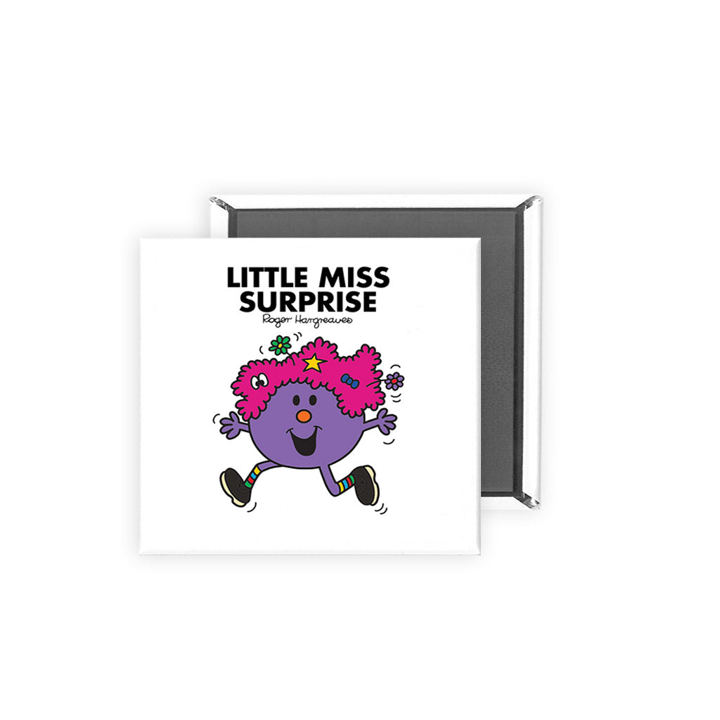 Little Miss Surprise Square Magnet - Classic Design for Mr Men a