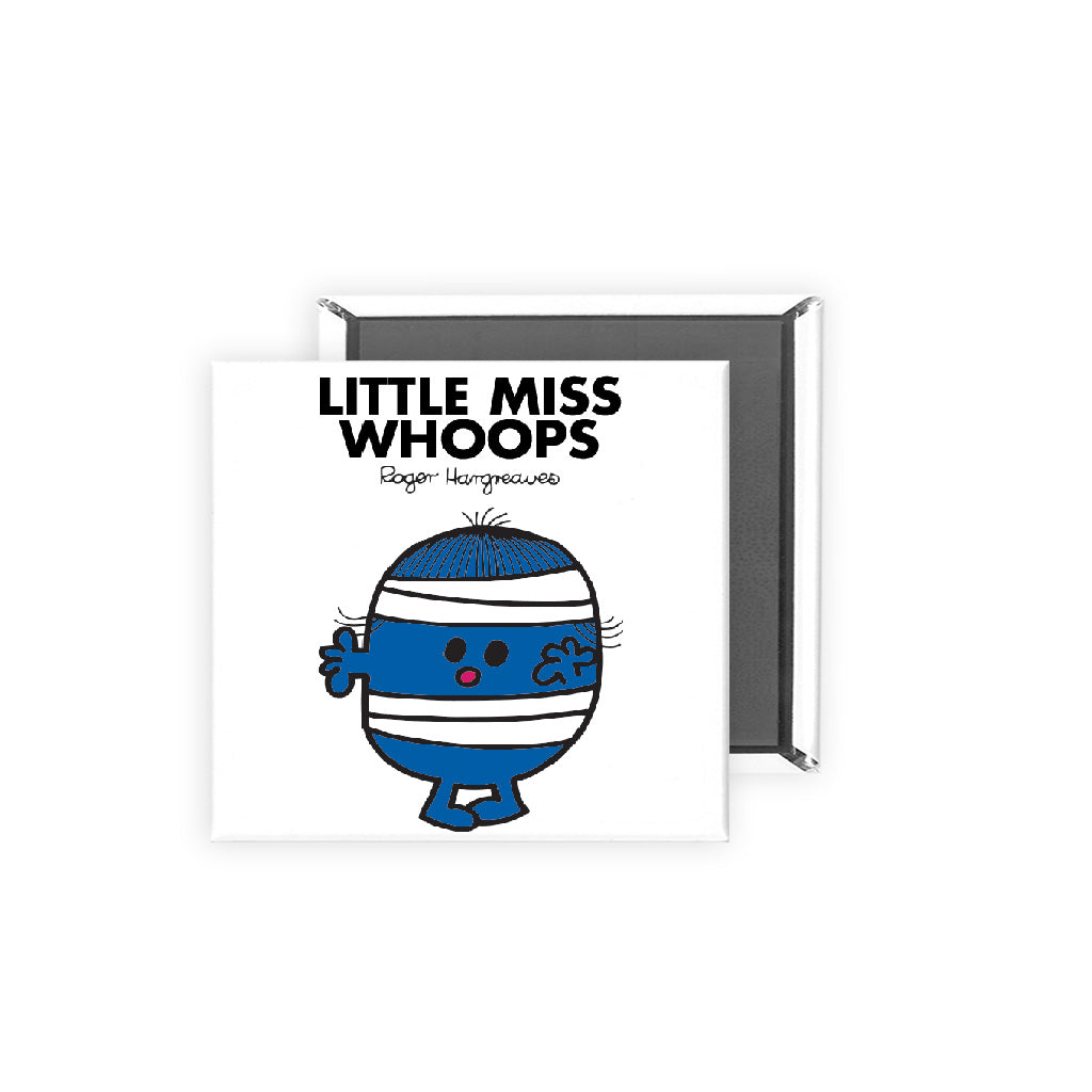Personalised Little Miss Whoops Square Magnet