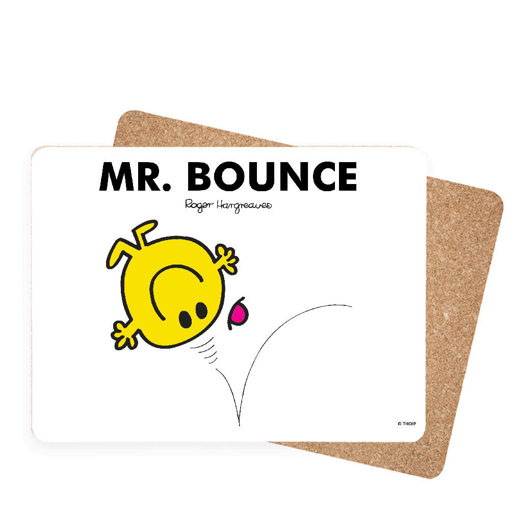 Personalised Mr Bounce Cork Placemat