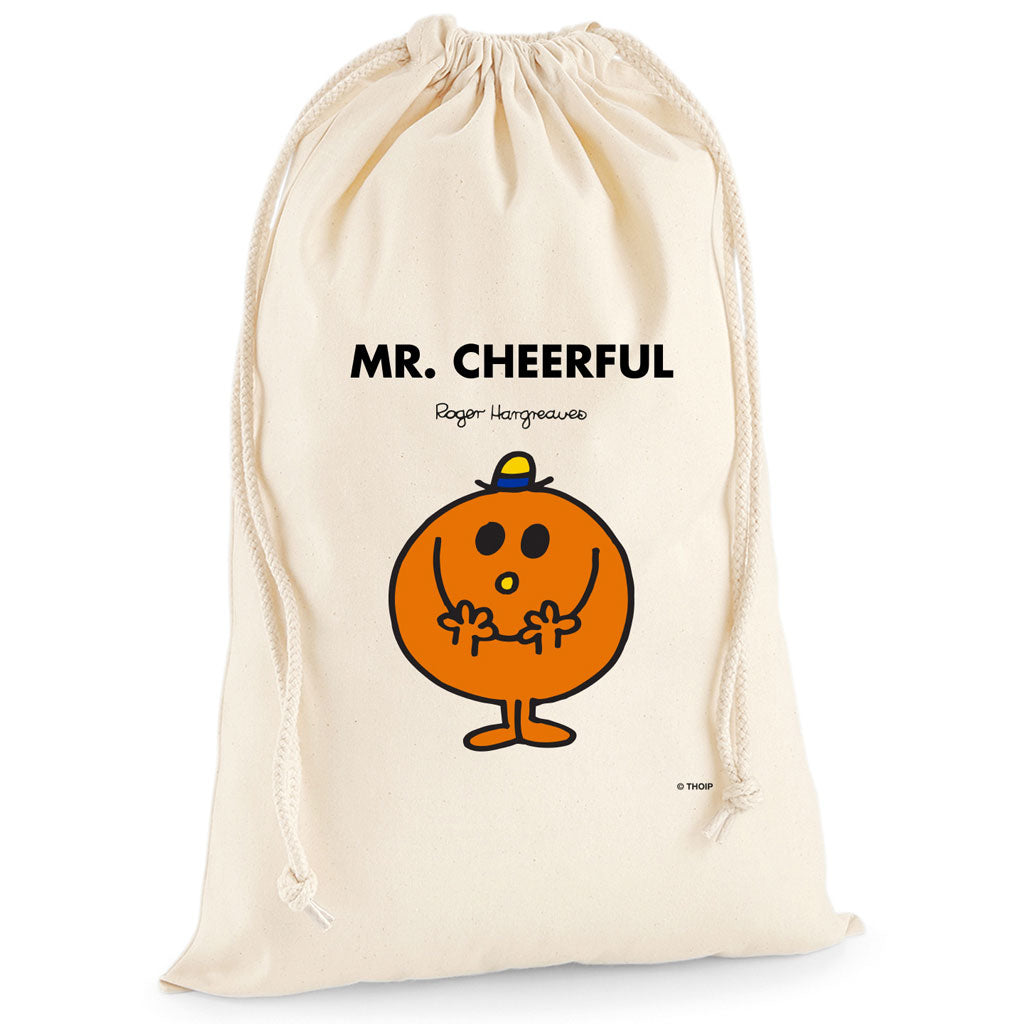 Mr. Cheerful Laundry Bag - Bright Gift for Teachers