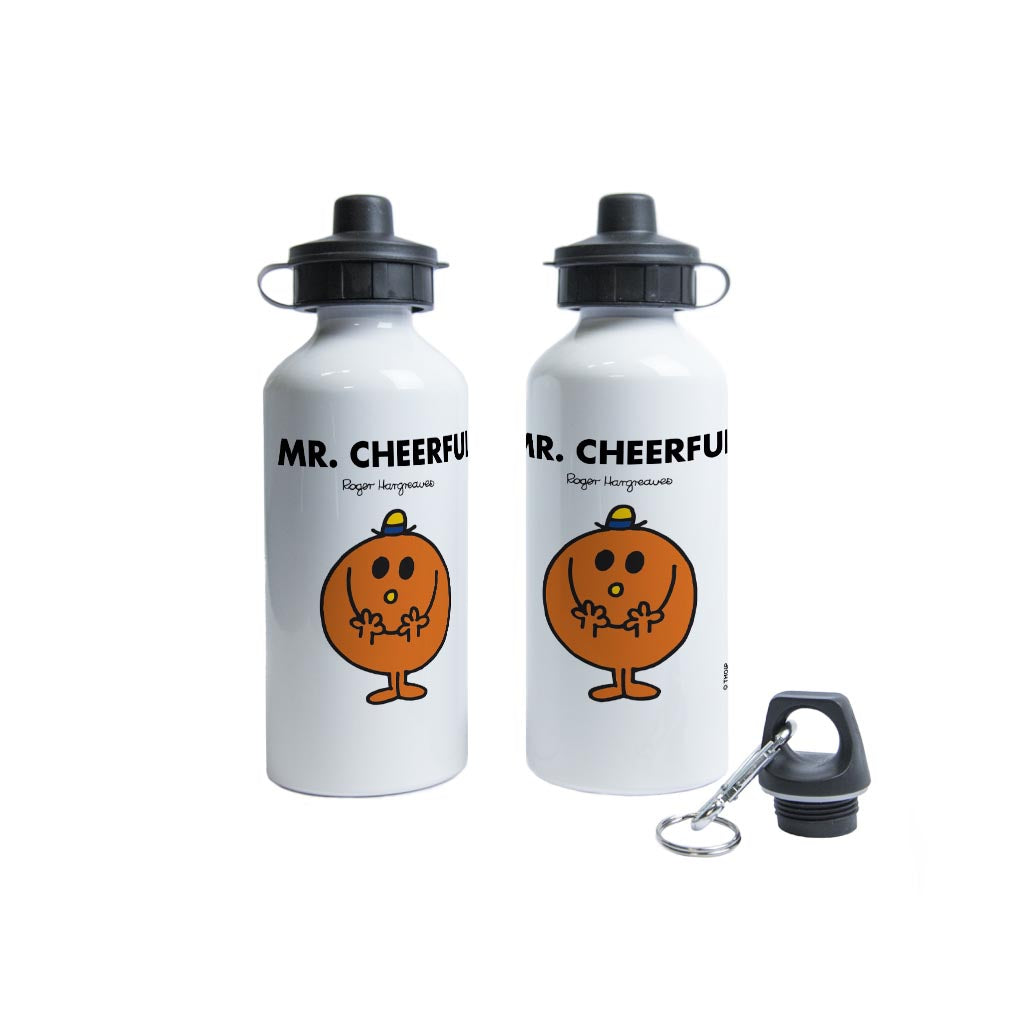 Mr. Cheerful Water Bottle - Friends & Mr Men Fans