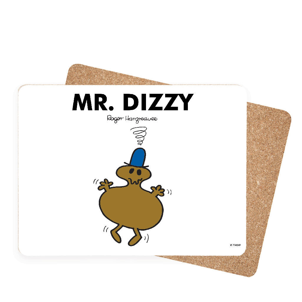 Personalised Mr Dizzy Cork Placemat