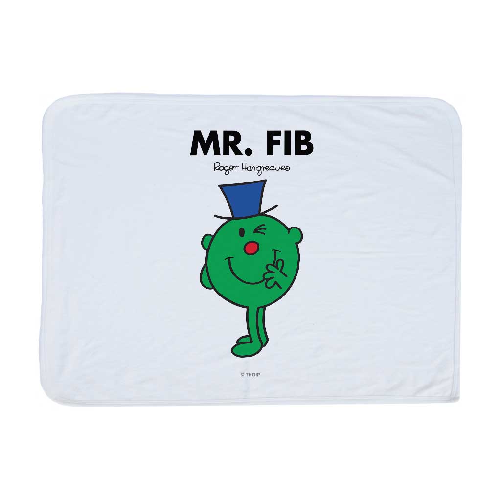 Mr. Fib Blanket - Retro Collectible for Fans