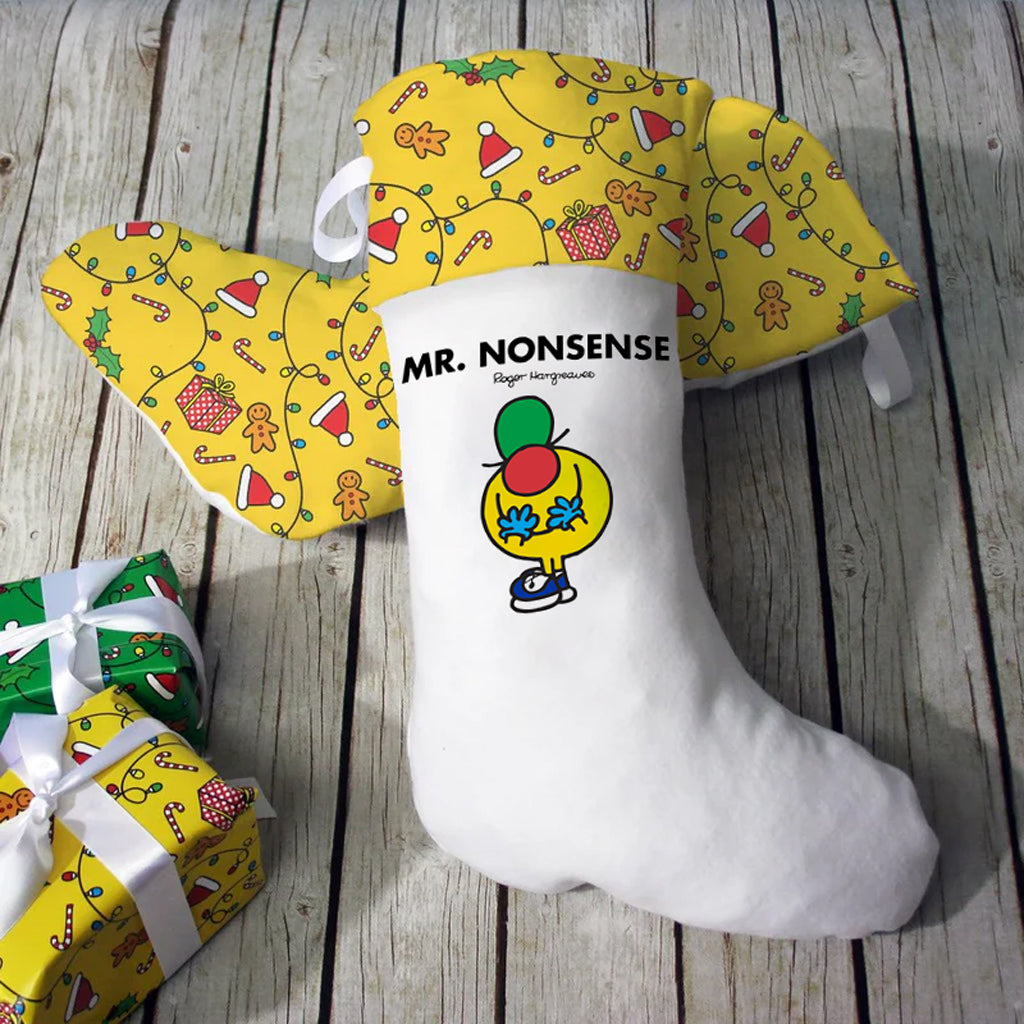 Mr. Nonsense Christmas Stocking - Classic Design for Mr Men and