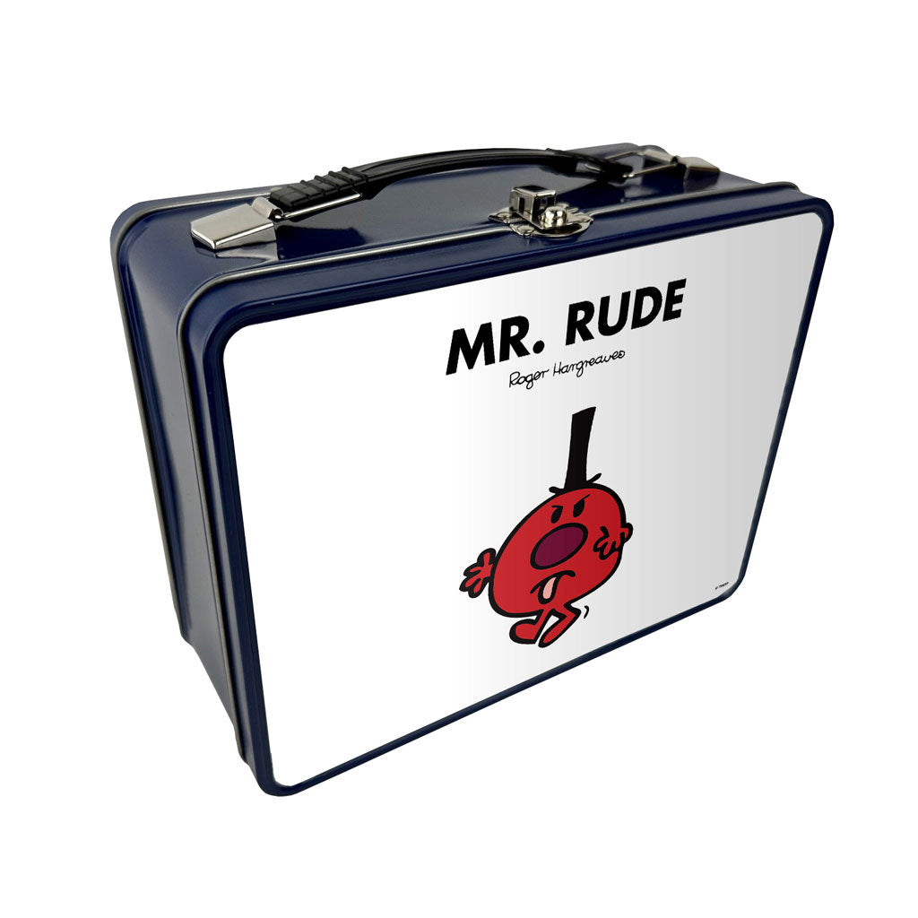 Mr. Rude Metal Lunch Box - Fun Nostalgic Gift for Fans of Mr Men