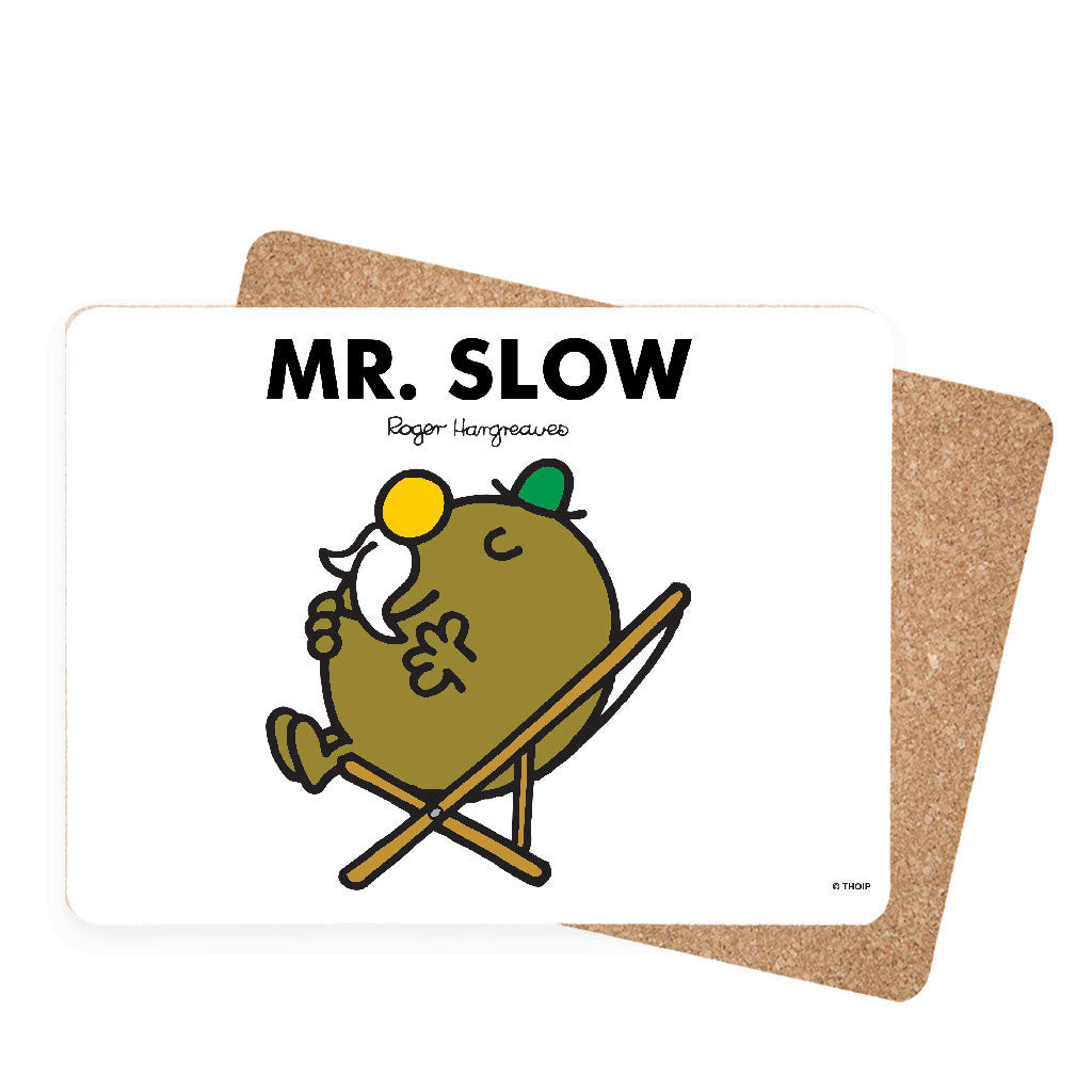 Mr. Slow Cork Placemat - Fun Nostalgic Gift for Fans of Mr Men