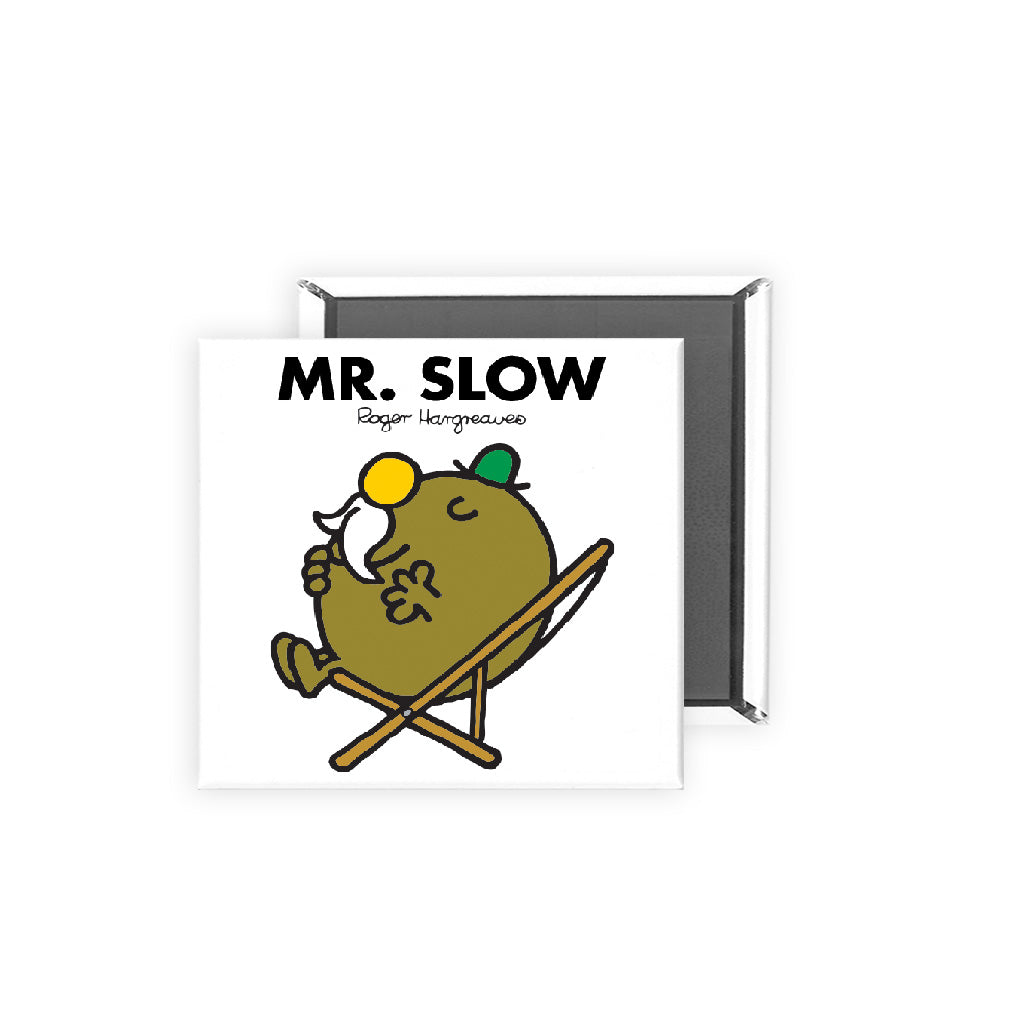 Mr. Slow Square Magnet - Vintage-Inspired Gift They'll Use Daily