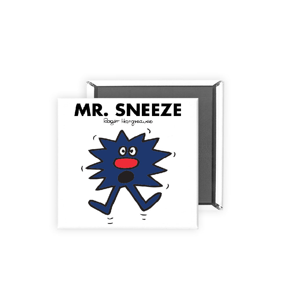 Mr. Sneeze Square Magnet - Cheerful Gift for Friends & Fans