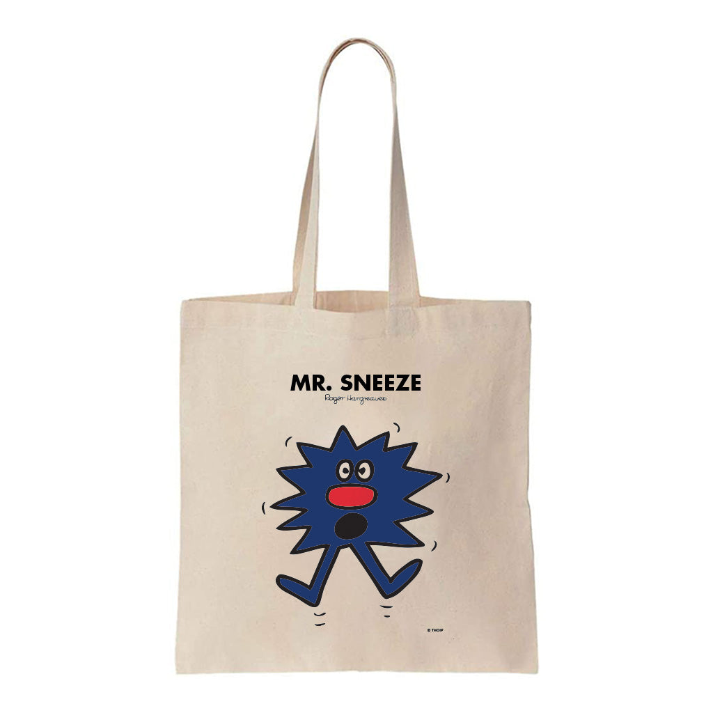 Personalised Mr Sneeze Long Handled Tote Bag