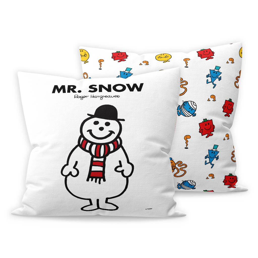 Mr. Snow Micro Fibre Cushion - Retro Collectible for Fans