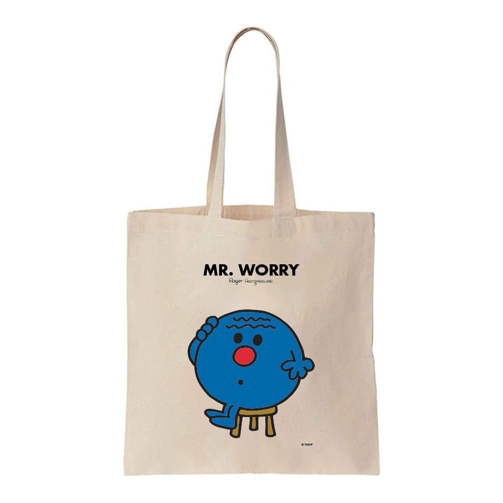 Mr. Worry Long Handled Tote Bag - Friends & Mr Men Fans