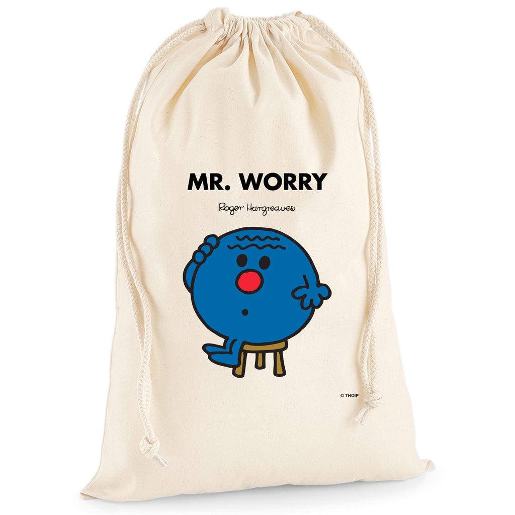 Personalised Mr Worry Laundry Bag