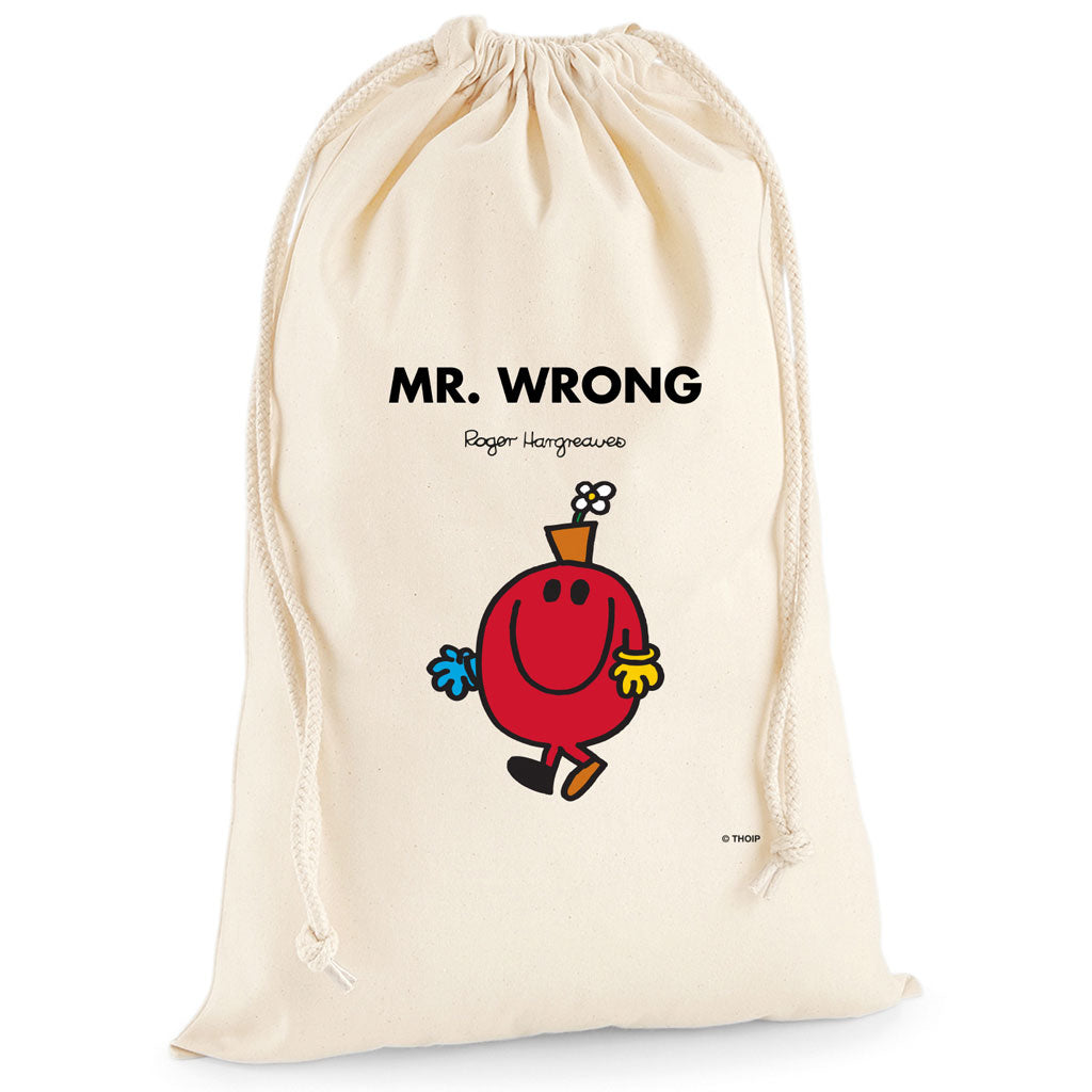 Personalised Mr Wrong Laundry Bag