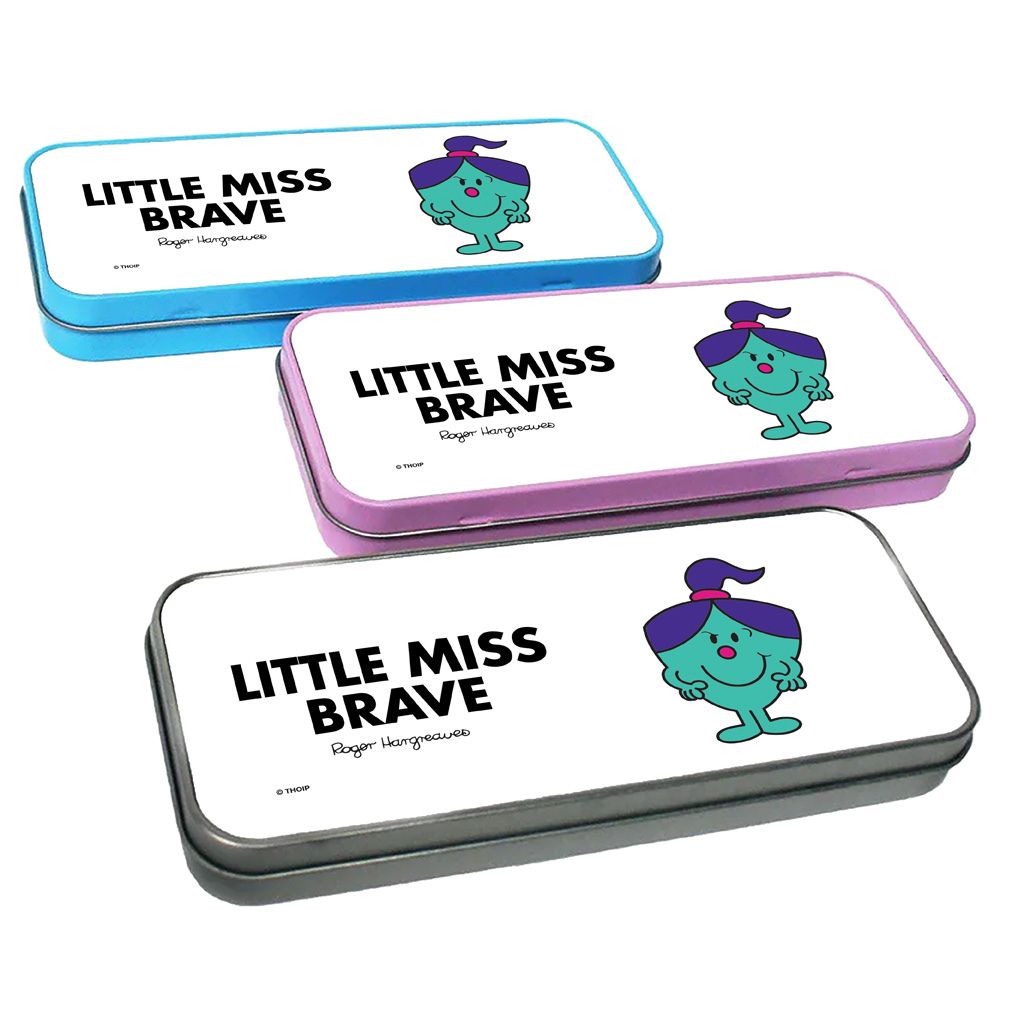 Little Miss Brave Pencil Case Tin - Licensed Merchandise for Col