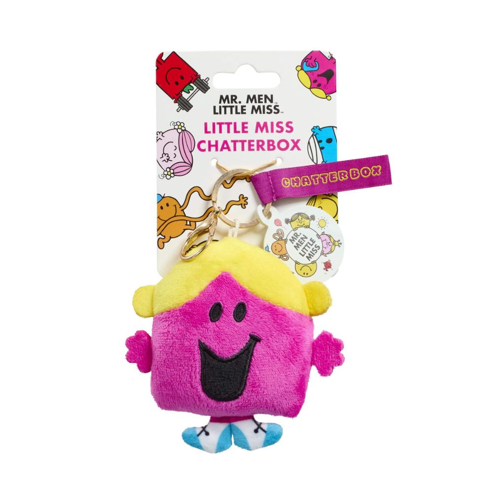 Little Miss Chatterbox Keychain - Fun Gift for Birthdays