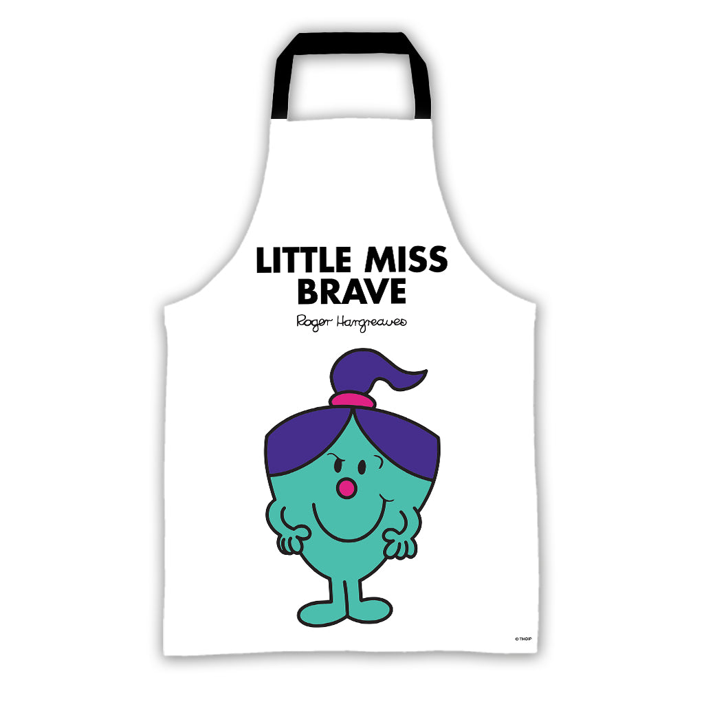 Little Miss Brave Apron - Fun Nostalgic Gift for Fans of Mr Men