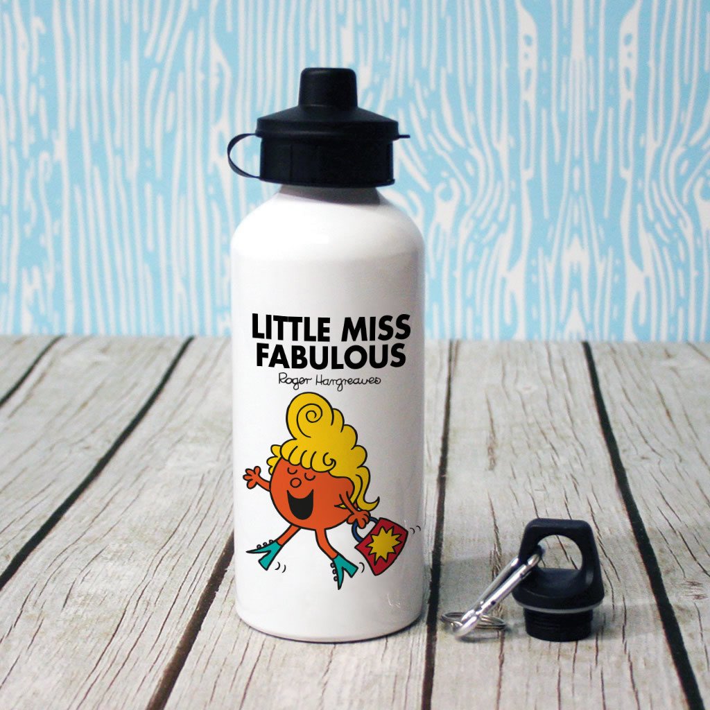 Personalised Little Miss Fabulous Water Bottle