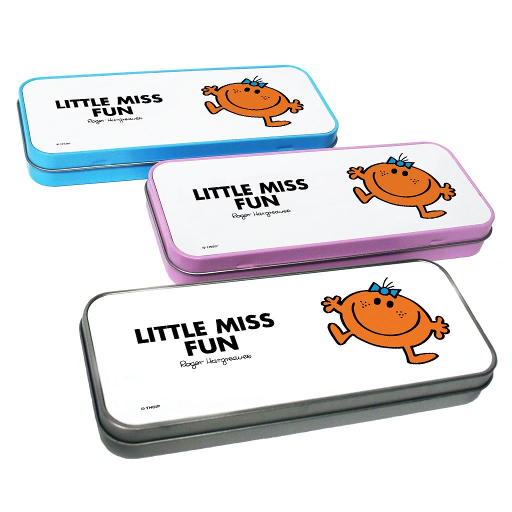 Personalised Little Miss Fun Pencil Case Tin