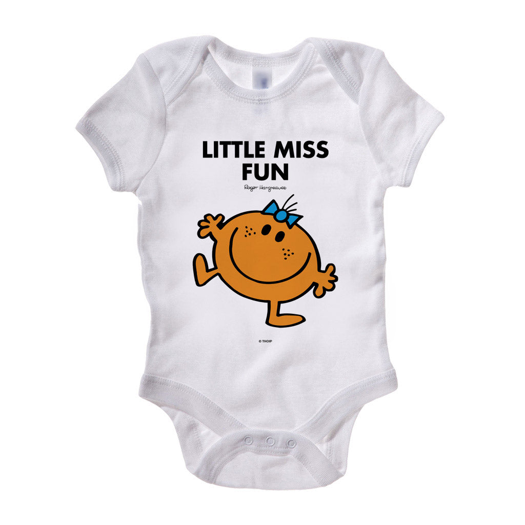 Little Miss Fun Baby Grow - Cheerful Gift for Friends & Fans