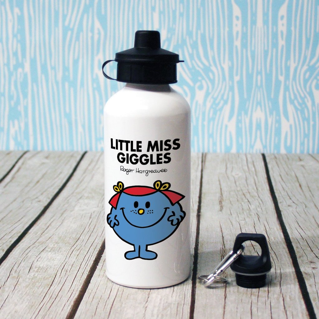 Little Miss Giggles Water Bottle - Friends & Mr Men Fans