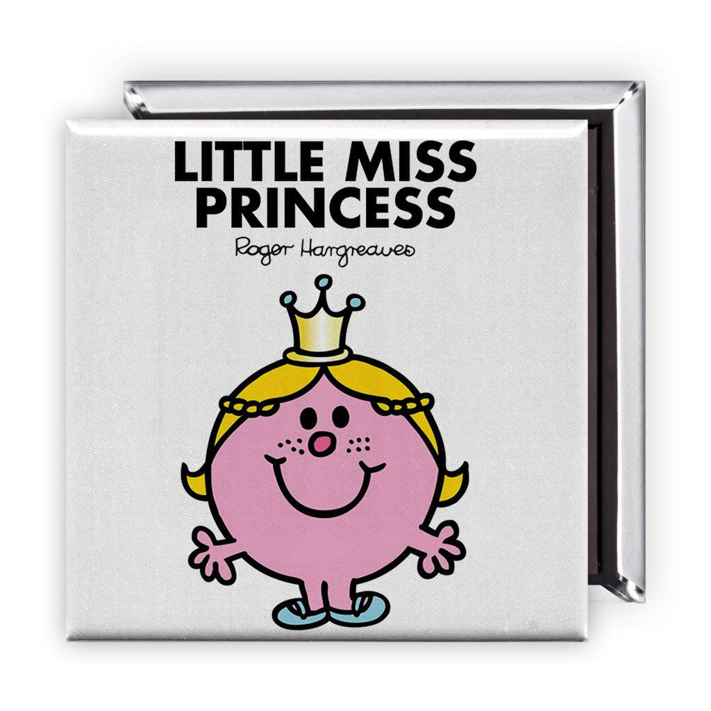 Little Miss Princess Square Magnet - Classic Design for Mr Men a