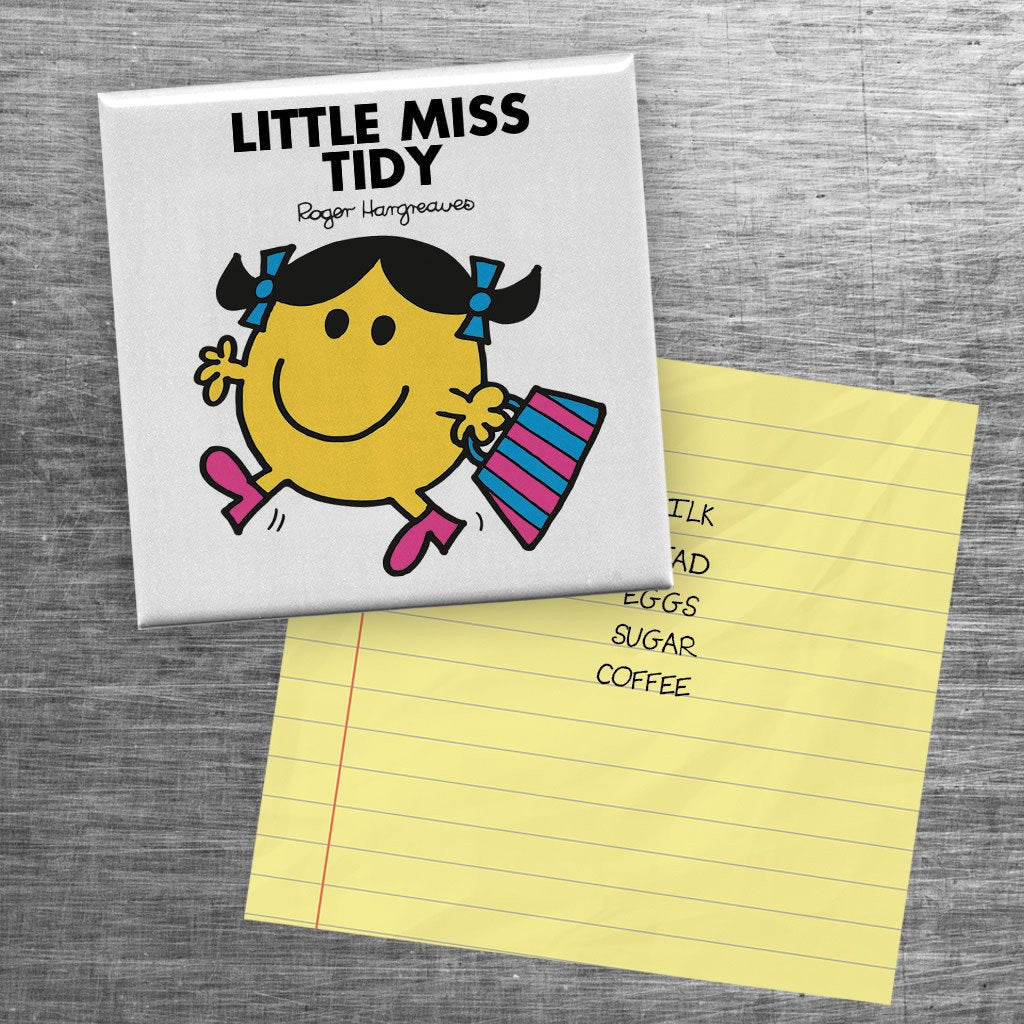 Little Miss Tidy Square Magnet - Perfect Birthday or Christmas G