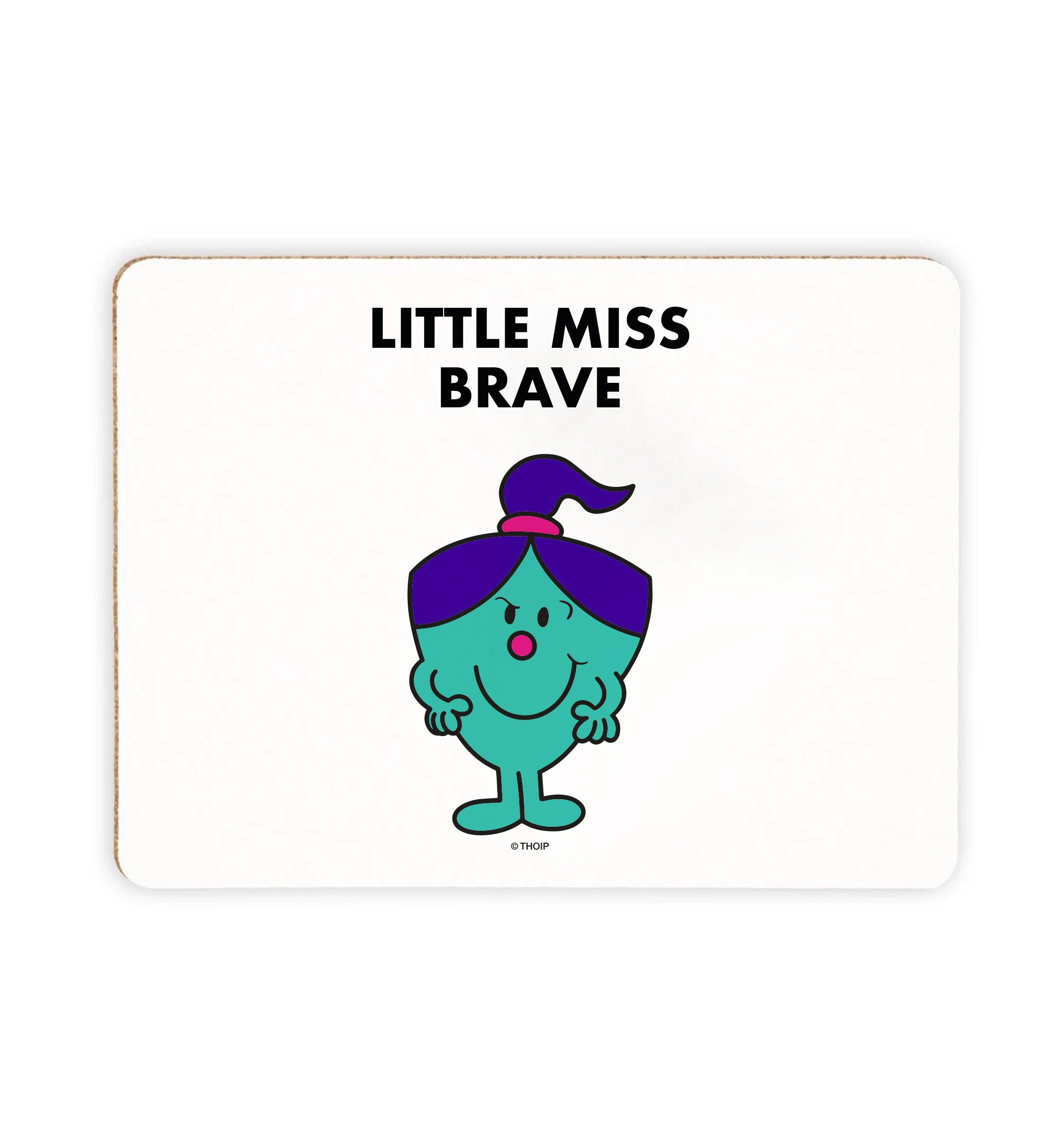 Personalised Little Miss Brave Cork Placemat