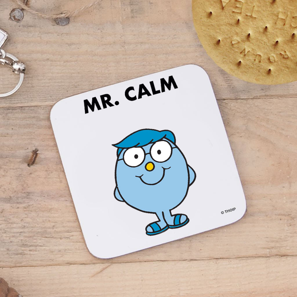 Personalised Mr. Calm Cork Coaster