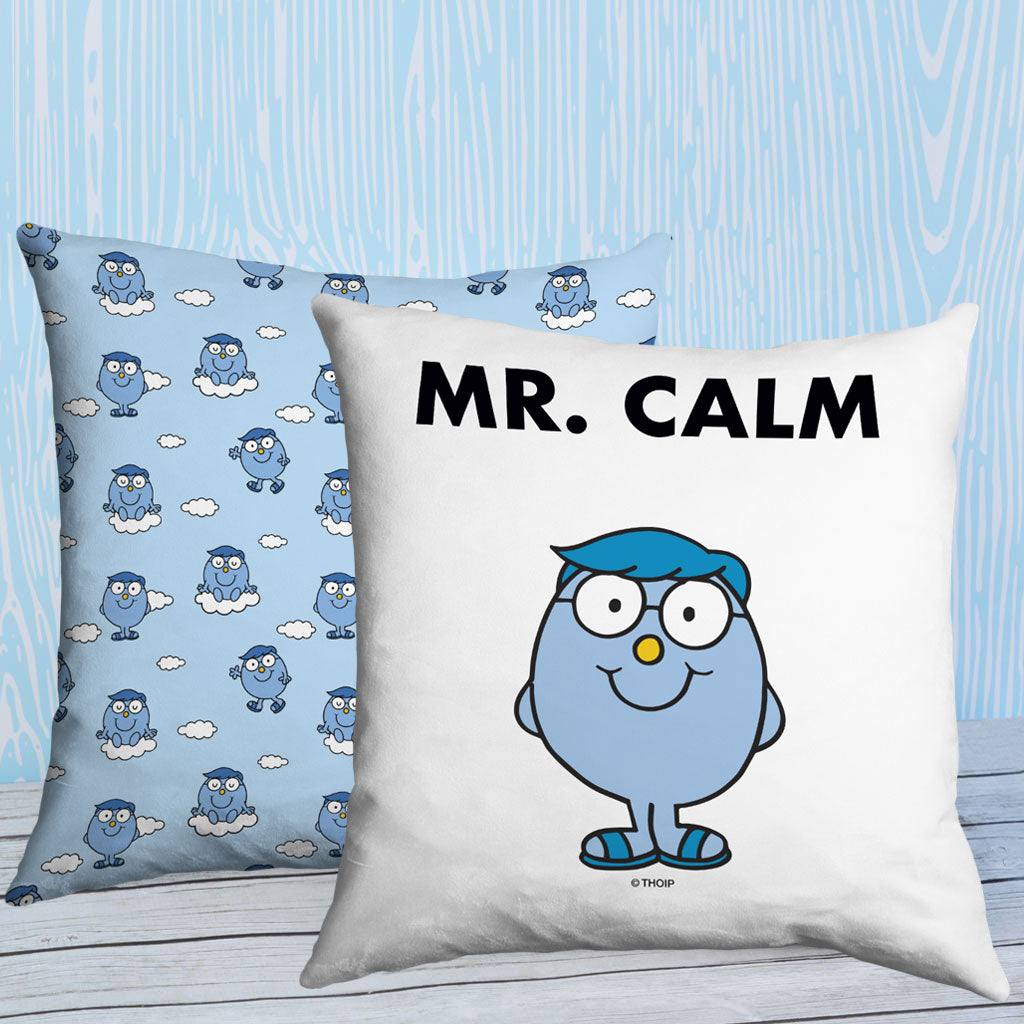 Personalised Mr. Calm Micro Fibre Cushion