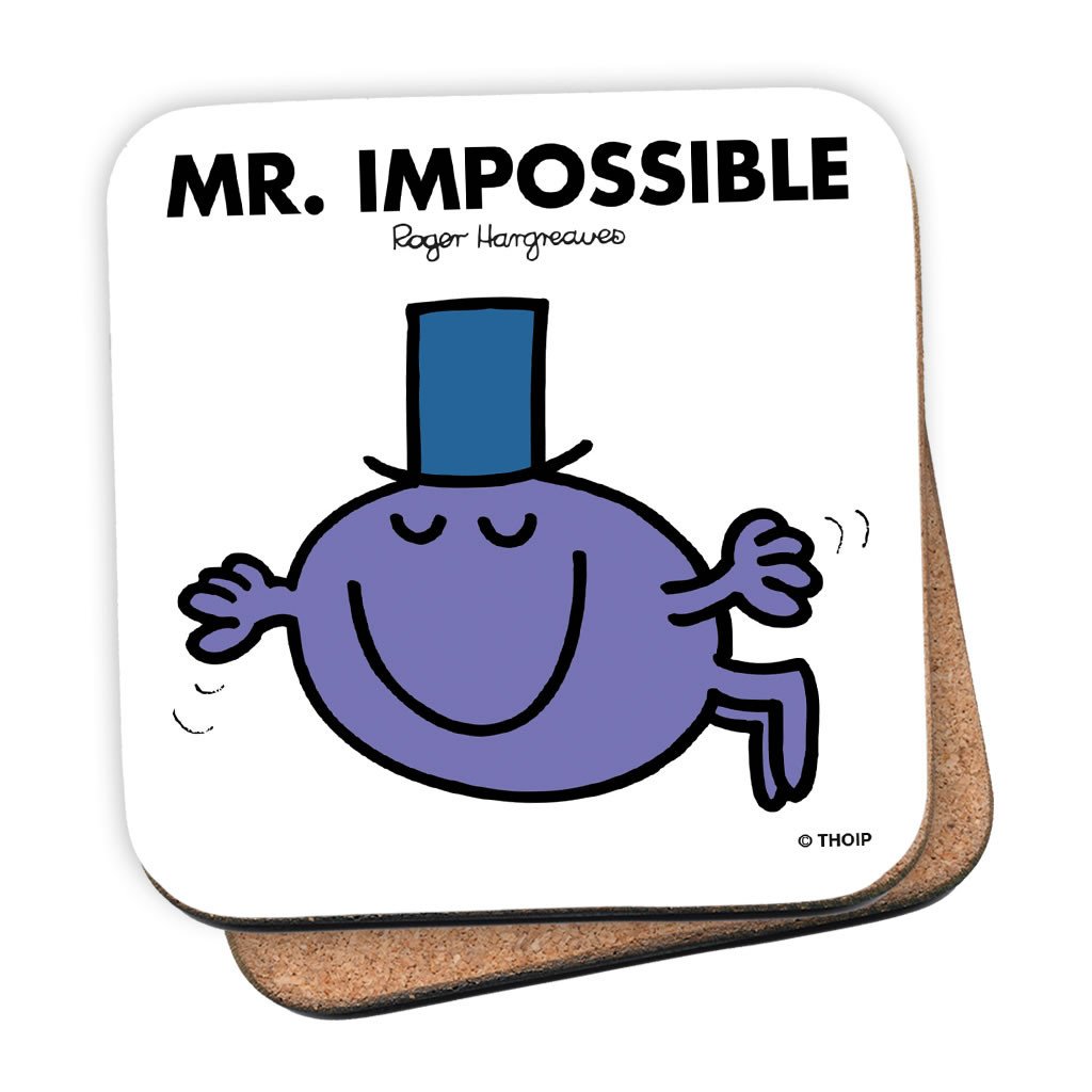 Mr. Impossible Cork Coaster - Classic Design for Mr Men and Litt