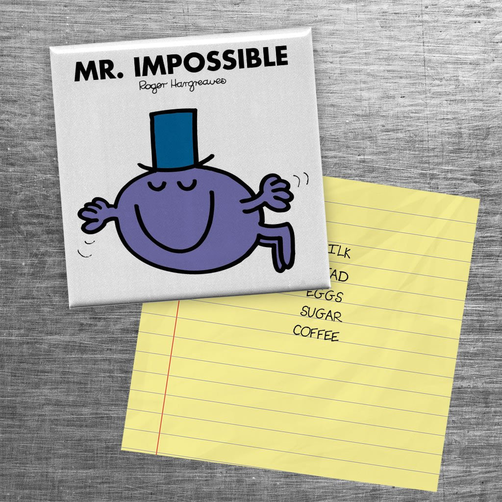 Personalised Mr. Impossible Square Magnet