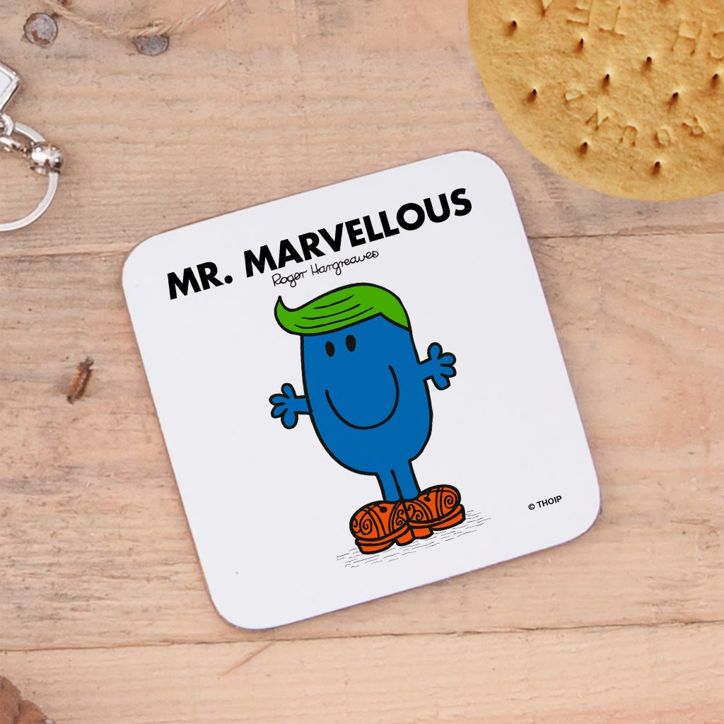 Mr. Marvellous Cork Coaster - Bright Gift for Teachers
