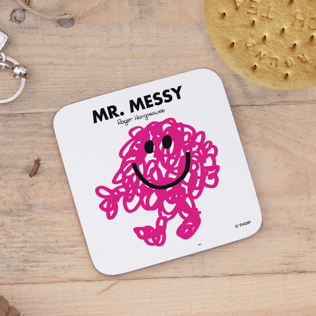 Mr. Messy Cork Coaster - Cheerful Gift for Friends & Fans